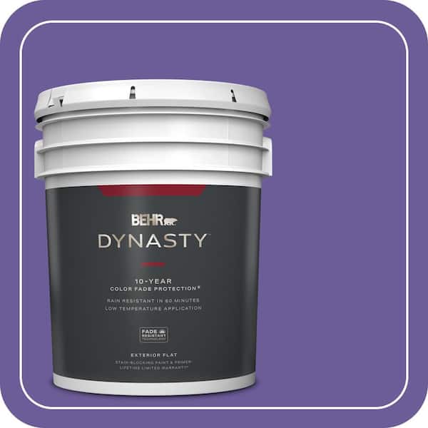BEHR DYNASTY 5 gal. #P560-6 Just a Fairytale Flat Exterior Stain ...