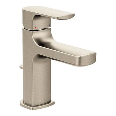 MOEN Rizon Single-Handle Posi-Temp Shower Faucet Trim Kit in Brushed Nickel (Valve Not Included ...