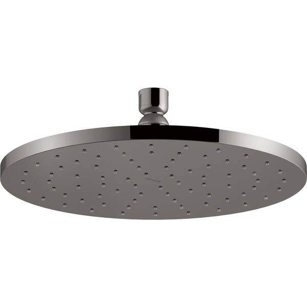 KOHLER 1-Spray Patterns 10 in. Single Ceiling Mount Rain Fixed Shower ...