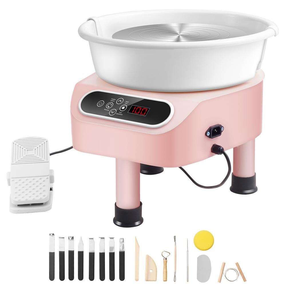 SVOPES 350W Pottery Wheel 10 in. Electric Pottery Forming Machine with ...