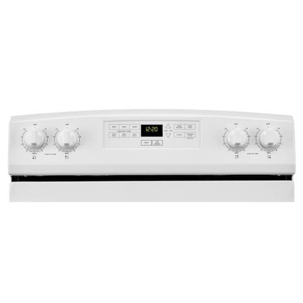 4.8 cu. ft. 4 Burner Element Electric Range in White ACR4303MFW - The ...