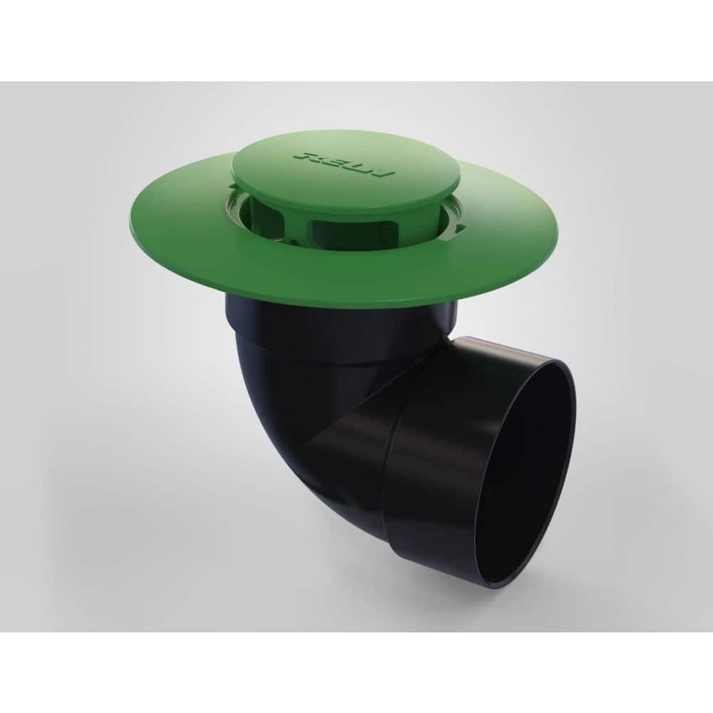 RELN PRO 8 in. Pop-Up Drainage Emitter with Elbow for 4 in. Drain Pipes ...