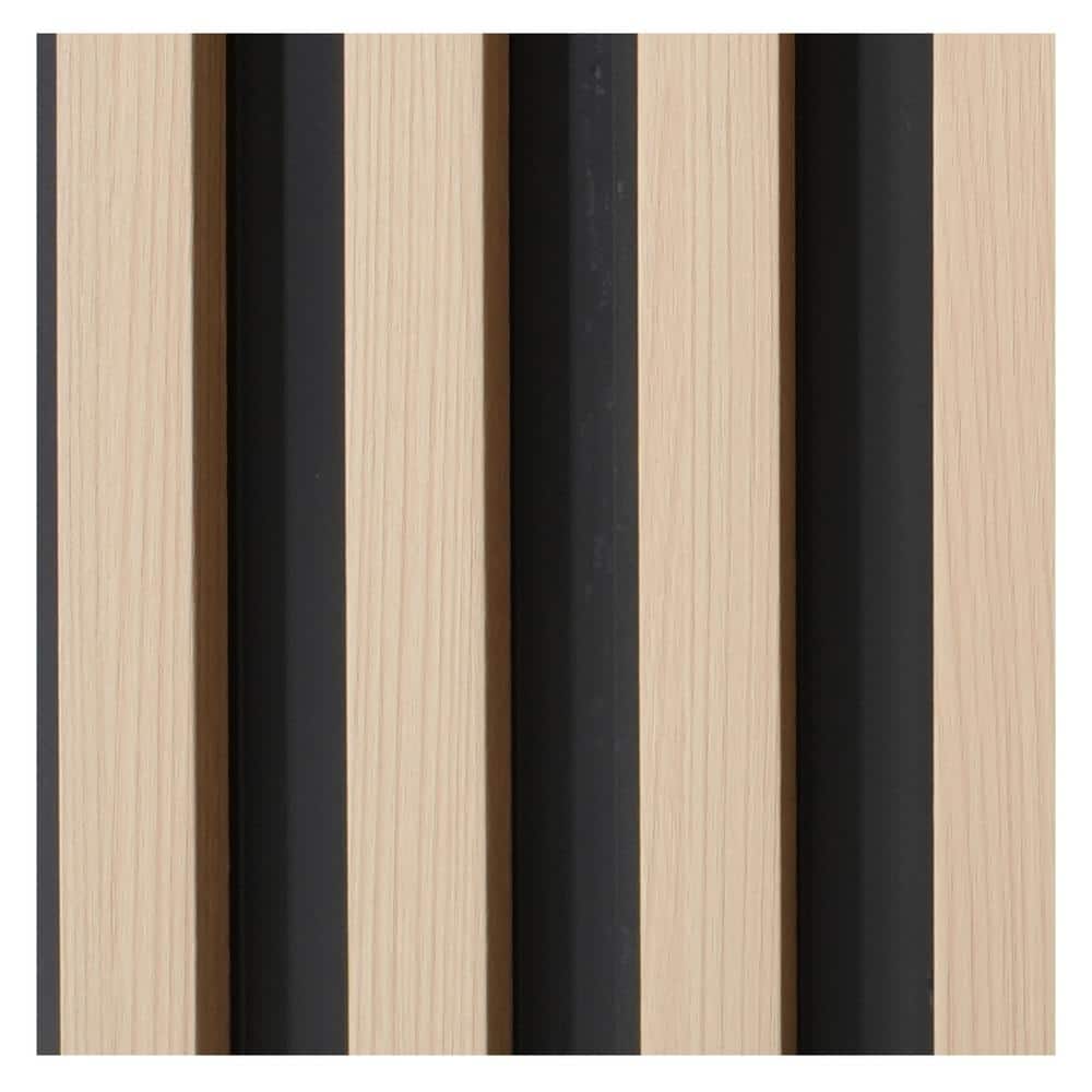 Art3dwallpanels 3/4 in. x 6 in. x 8 ft. Oak Interlocking PVC Decorative ...