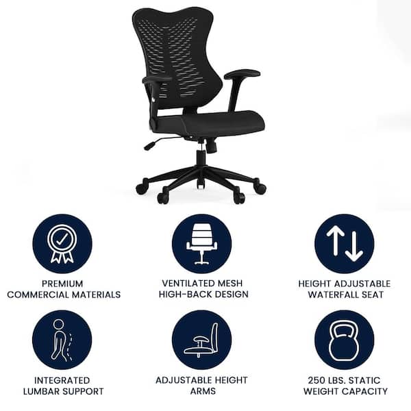Flash Furniture Mesh Executive Chair Black