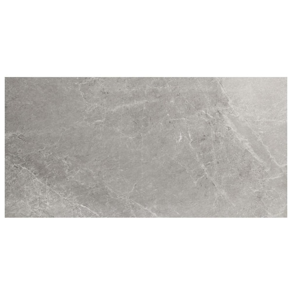 Ivy Hill Tile LithoTech Silver Gray 6 in. x 0.78 in. Matte Porcelain ...