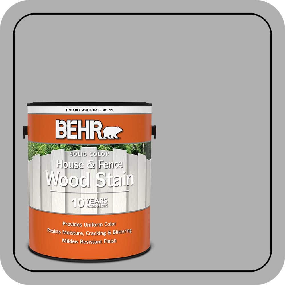 BEHR 1 gal. #780F-4 Sparrow Solid Color House and Fence Exterior Wood ...