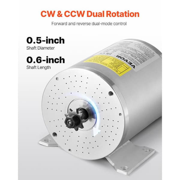 Brushless Motor Kit 72V 3000W Brushless DC Motor Kit - 5800 RPM, 60A ...