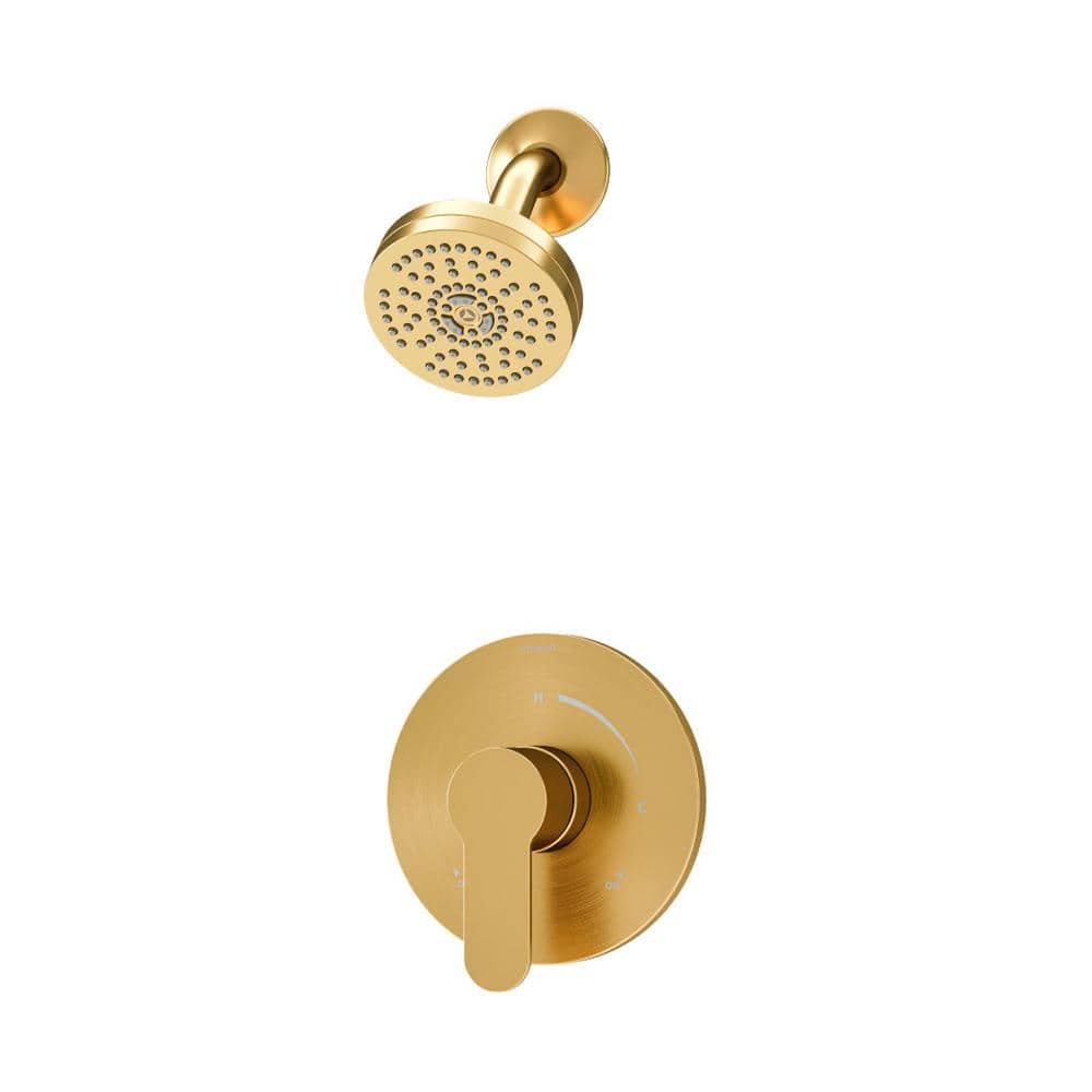 Symmons Identity Wall Mounted HydroMersion Shower Trim Kit with Single ...