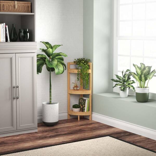 ClosetMaid Bamboo 3 Tier Corner Shelf