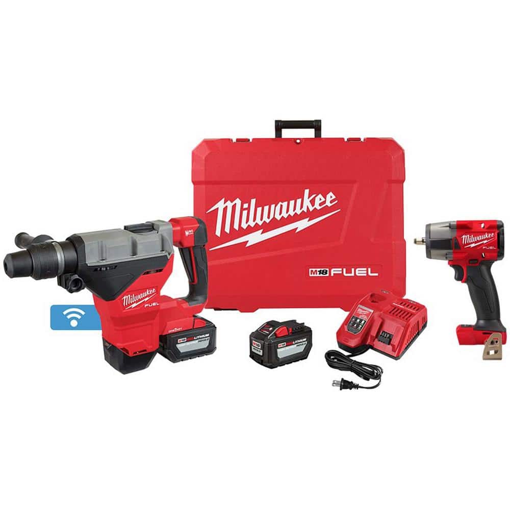 Milwaukee M18 FUEL ONE-KEY 18V Lith-Ion Brushless Cordless 1-3/4 in ...