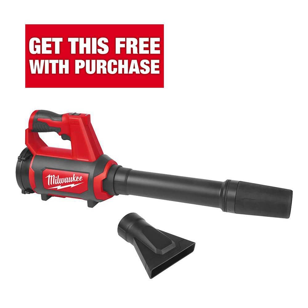 Milwaukee M12 12V Lithium-Ion Cordless Compact Spot Blower (Tool-Only ...
