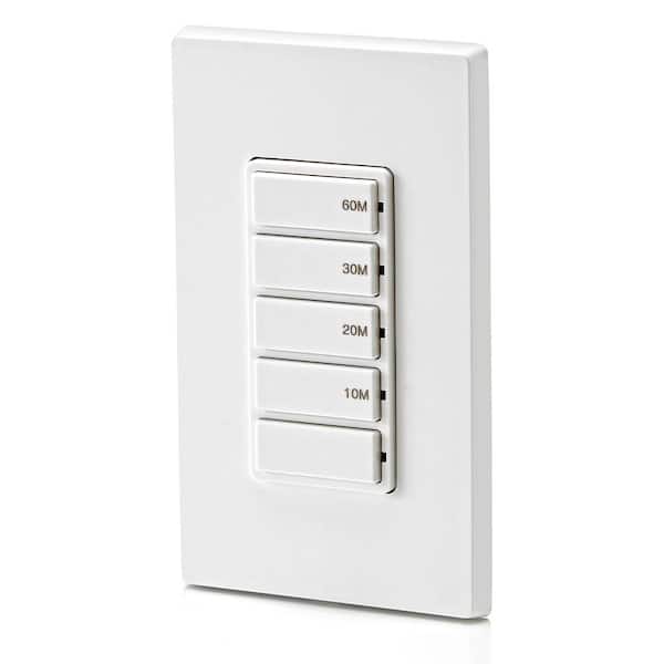 Leviton Decora 15A 60-Minute Indoor In-Wall Countdown Timer Switch 1/2 ...