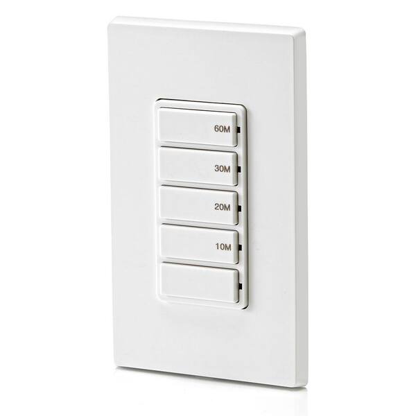 Leviton Decora 15A 60-Minute Indoor In-Wall Countdown Timer Switch 1/2 ...