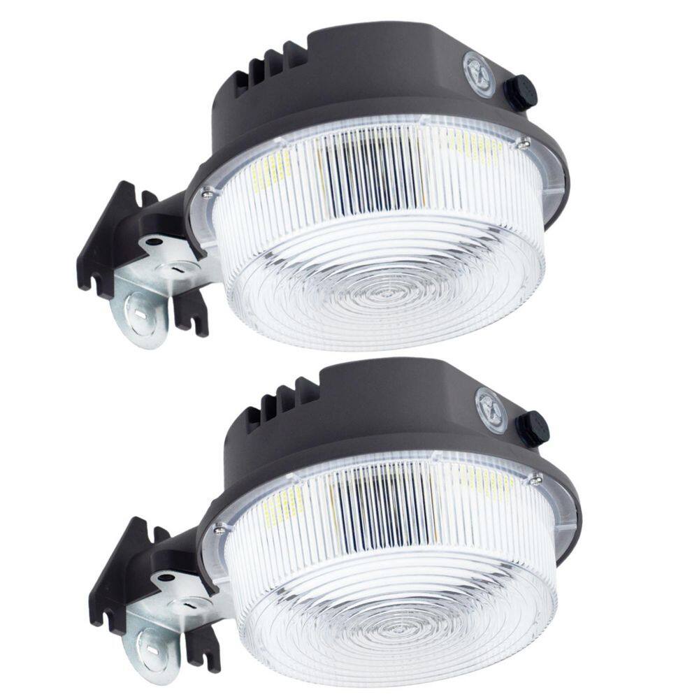 KOAOEIRS 150-Watt Equivalence 4000 Lumen 120° Bronze LED Barn Light w ...