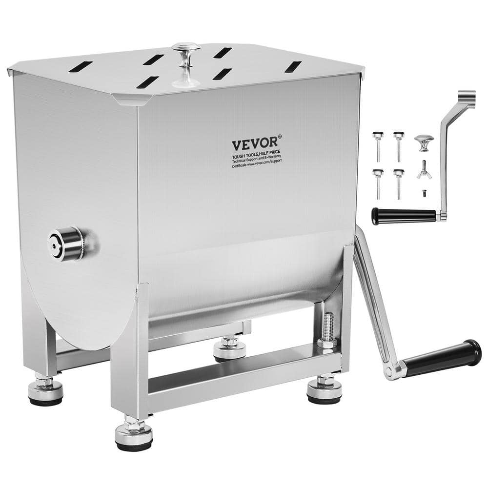 VEVOR Manual Meat Mixer, 15 lbs. Capacity Tank Meat Processing ...
