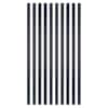 Fortress Railing Products 26 in. x 3/4 in. Black Sand Steel Square Deck ...
