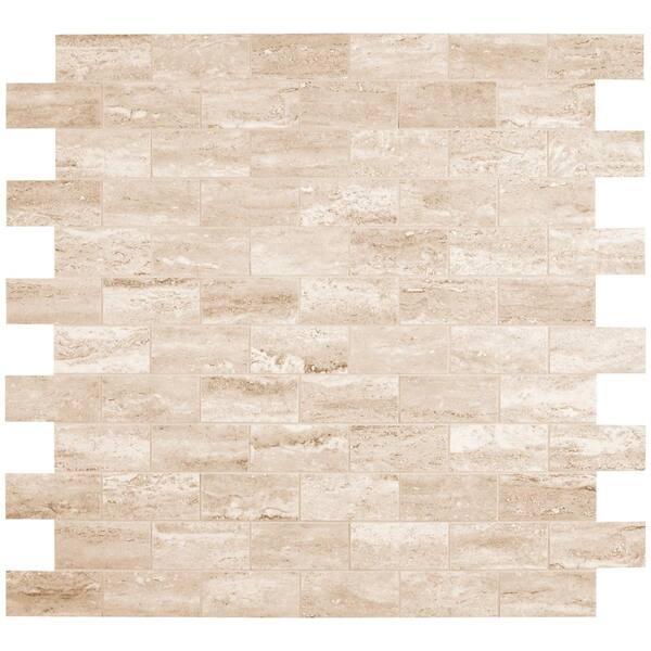 Buy Trevi White 12 in. x 12 in. x 10 mm Polished Porcelain Mosaic Tile ...