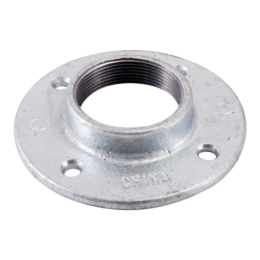 STZ 2 in. Galvanized Iron Floor Flange 311 F-2 - The Home Depot