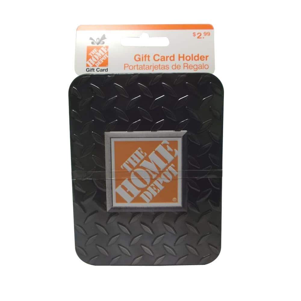 Give-A-Gift 2019 Home Depot Steel Plated Logo Gift Card Holder Tin ...