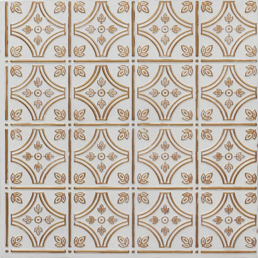 FROM PLAIN TO BEAUTIFUL IN HOURS Victoria Antique White 2 ft. x 2 ft ...