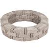 Pavestone RumbleStone 46 in. x 10.5 in. Tree Ring Kit in Greystone ...
