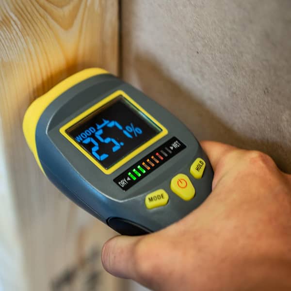 General Tools Pin Type Digital Moisture Meter for Water Damage and Mold Prevention MM7 The Home Depot