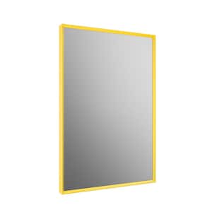 16 in. W x 20 in. H Beveled Edge Rectangle Aluminum Framed Wall ...