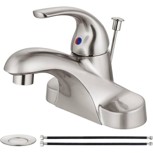 PICTURESQUE CENDU LLC 4 in. Centerset Single Handle Mid Arc Bathroom ...