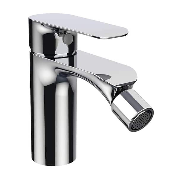 Mediterraneo Lazio European Bidet Faucet with handle in Chrome ...