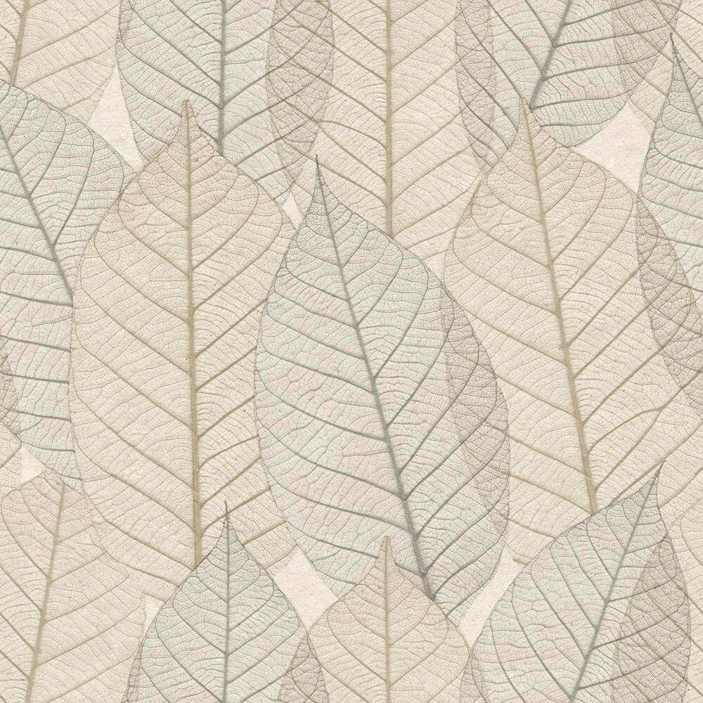 Veer Decor Leaf Lace Cream Wallpaper Sample 8250-AE1-S - The Home Depot