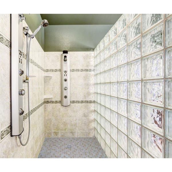 Glass Block Walk In Shower