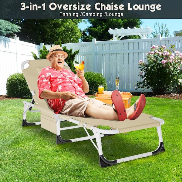 Folding reclining chaise lounge store