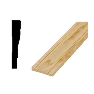 Woodgrain Millwork WM 106 21/32 in. x 21/32 in. x 96 in. Prestained ...