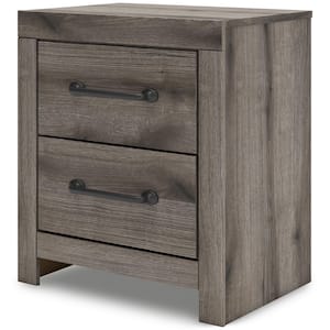 Signature DESIGN BY ASHLEY Ralinksi Gray 2 Drawer 20.04 in. W ...