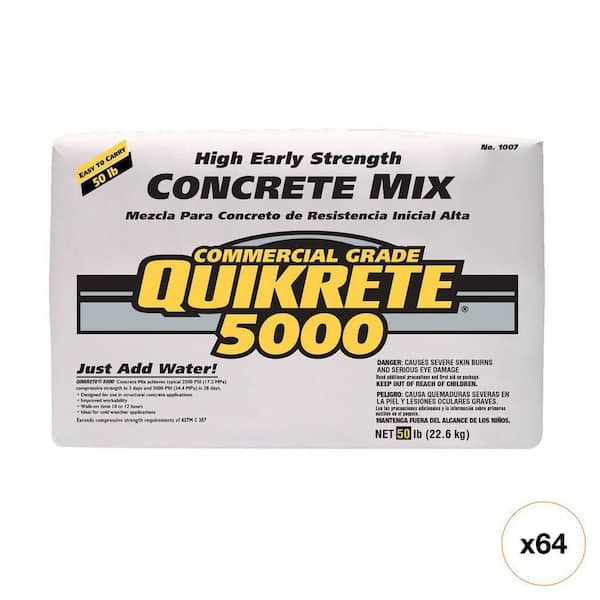 Quikrete - 5000 psi - Concrete - The Home Depot
