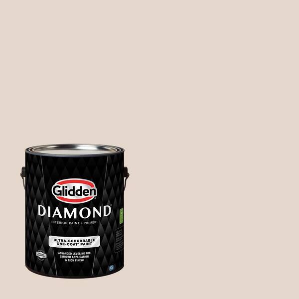 Glidden Diamond 1 gal. PPG1015-3 Warmstone Flat Interior Paint with ...
