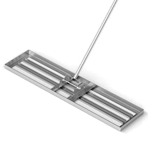 Costway Lawn Leveling Rake 67 in. x 42 in. x 10 in. Heavy Duty Level ...