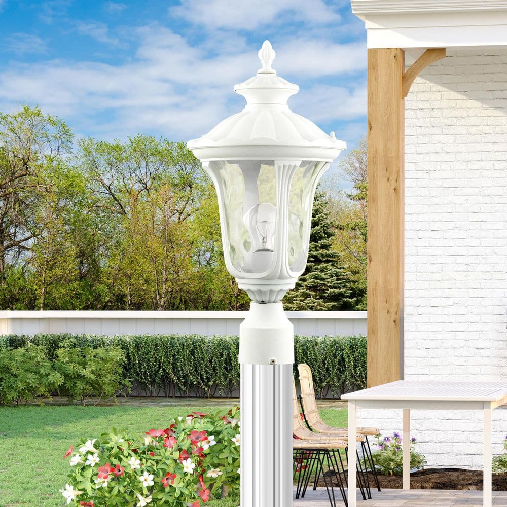 AVIANCE LIGHTING Whitingham 1--Light Textured White Cast Aluminum ...