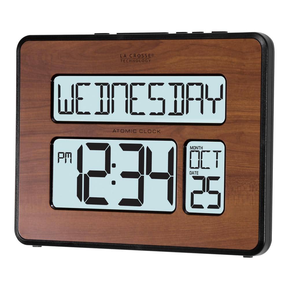 Buy Backlight Atomic Full Calendar Digital Clock with Extra Large ...