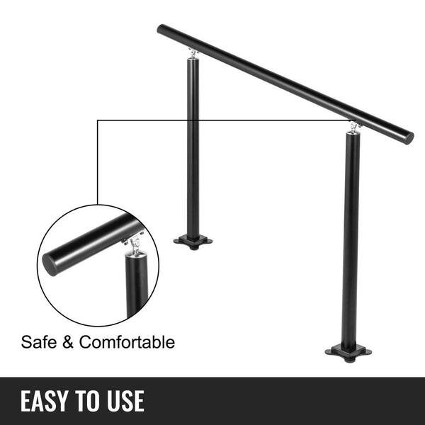 Escaliers Steel Variable Angle Cross Bars Handrail Kit Outdoor Kit Grab ...