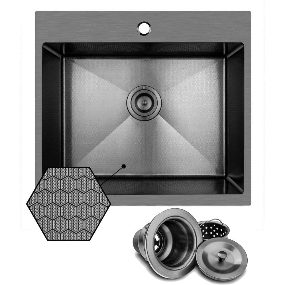 Have a question about Golden Vantage HEX 25 in. Drop-In Single Bowl ...