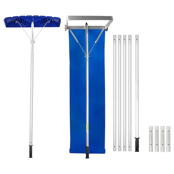 Misopily 5-21 ft. Aluminum Handle Roof Snow Rake Polycarbonate Rake ...