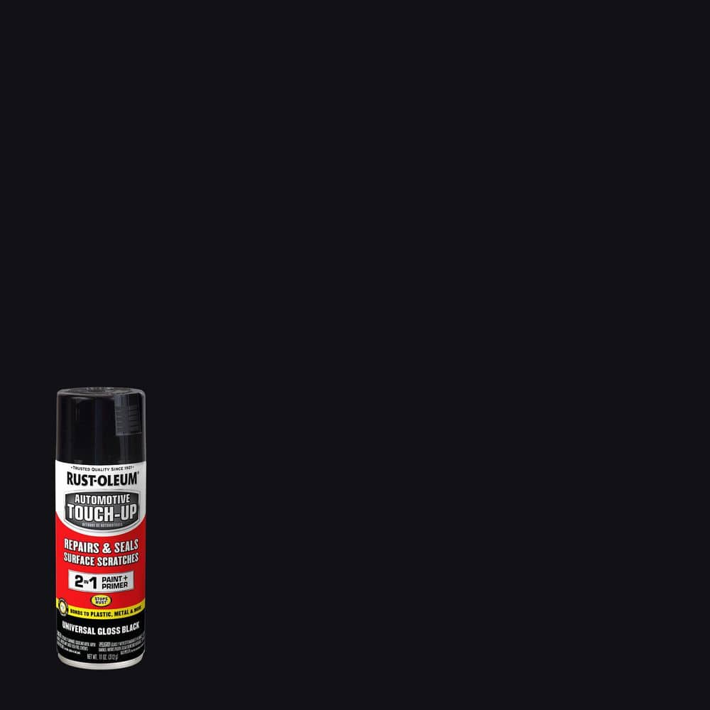 Rust-Oleum Automotive 11 oz. Universal Gloss Black Touch-Up Spray Paint ...
