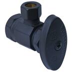 BrassCraft 1/2 in. FIP Inlet x 3/8 in. Comp Outlet 1/4-Turn Straight Ball Valve KTR12X C1