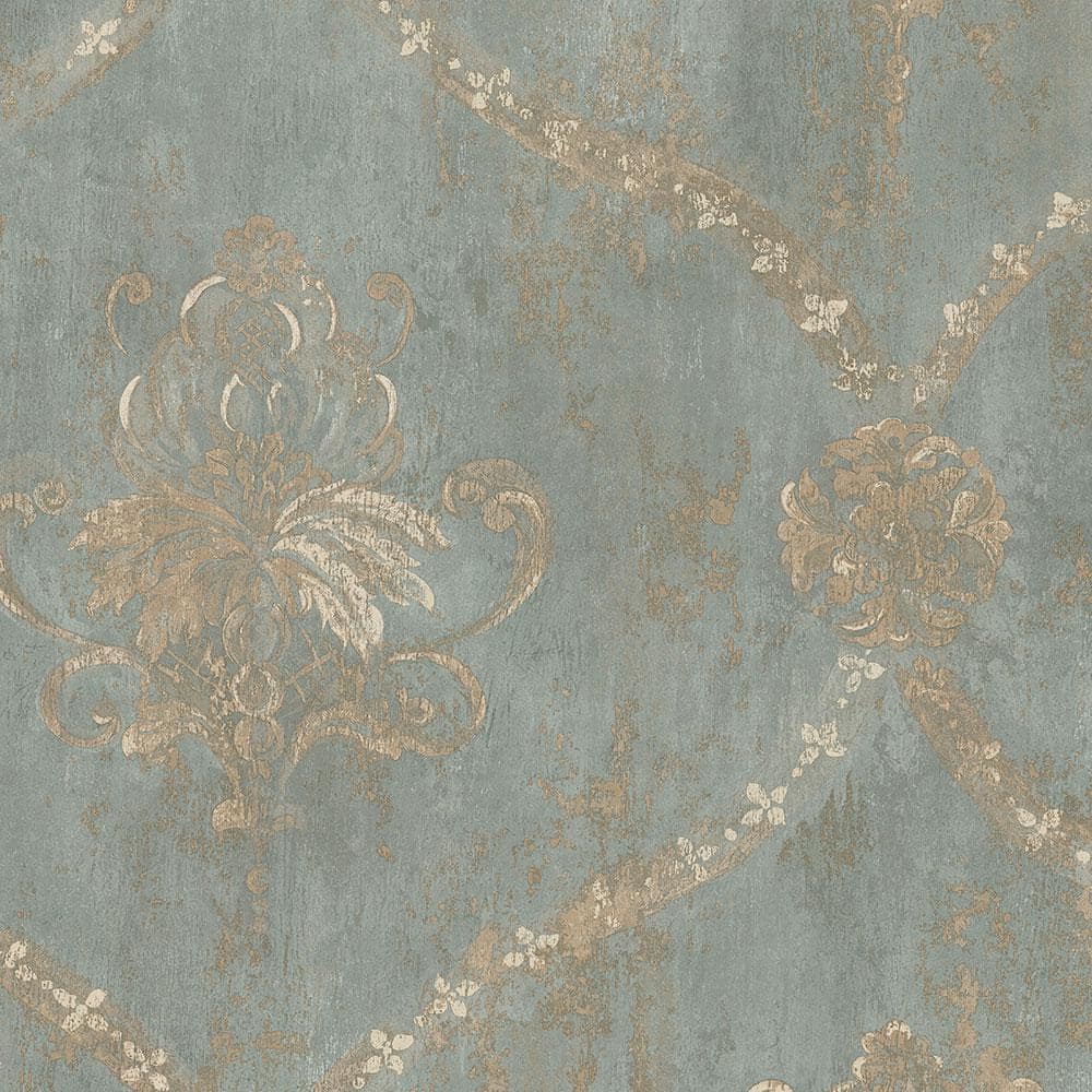 Manhattan Comfort Noah Regal Damask Wallpaper