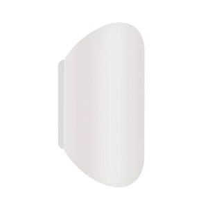 HUOKU Nimbus 3.9 in. 1-Light Matte White Minimalist Sleek LED Wall ...