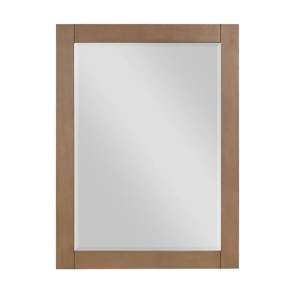 Altair Ivy 27.2 in. W x 36 in. H Rectangular Wood Framed Wall Bathroom ...