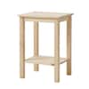 StyleWell Unfinished Basic Natural Pine Wood End Table (15 in.) 29257 ...