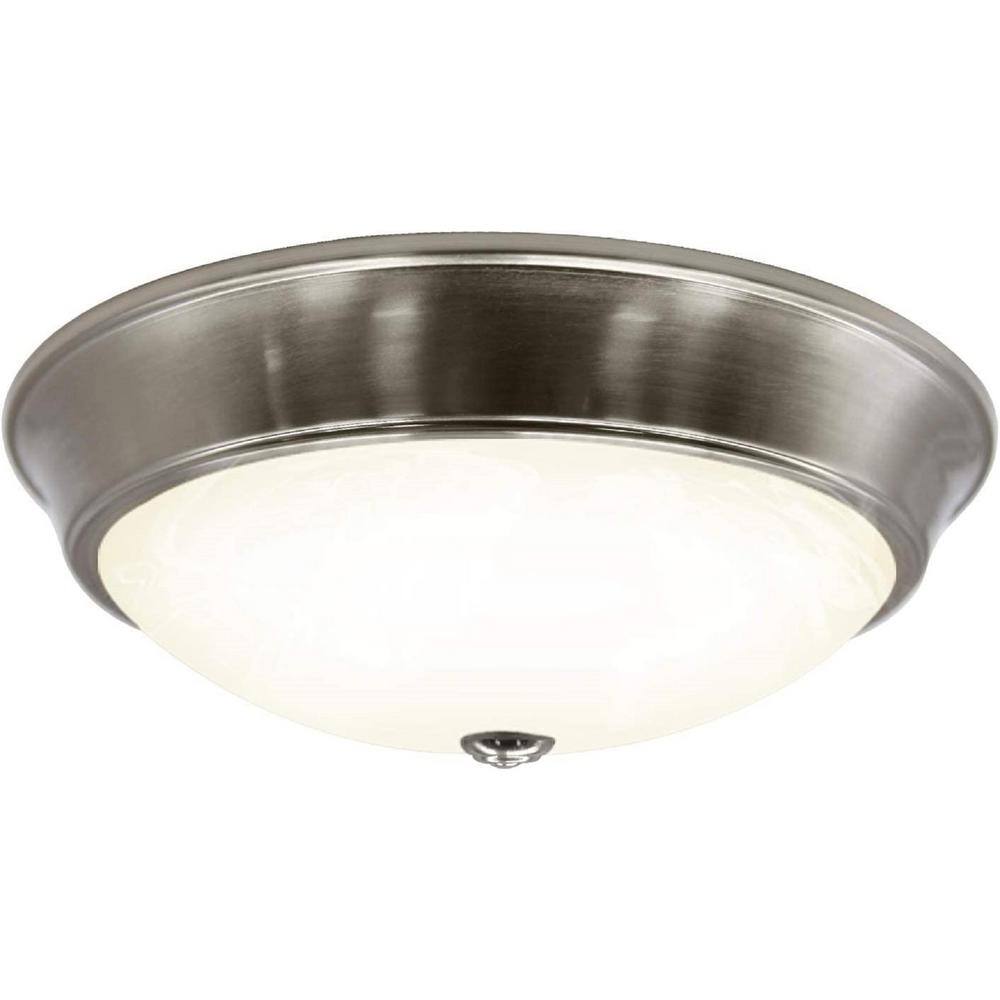 Lecoht 15 in. Dimmable 3000K LED Flush Mount Ceiling Light Fixture with ...