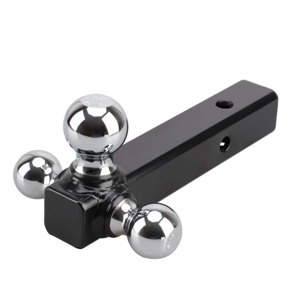 BRIDGELAND Triple Ball Trailer Hitch Ball Mount 1-7/8 in. x 2 in. x 2-5/16 in. Ball Diameters ...